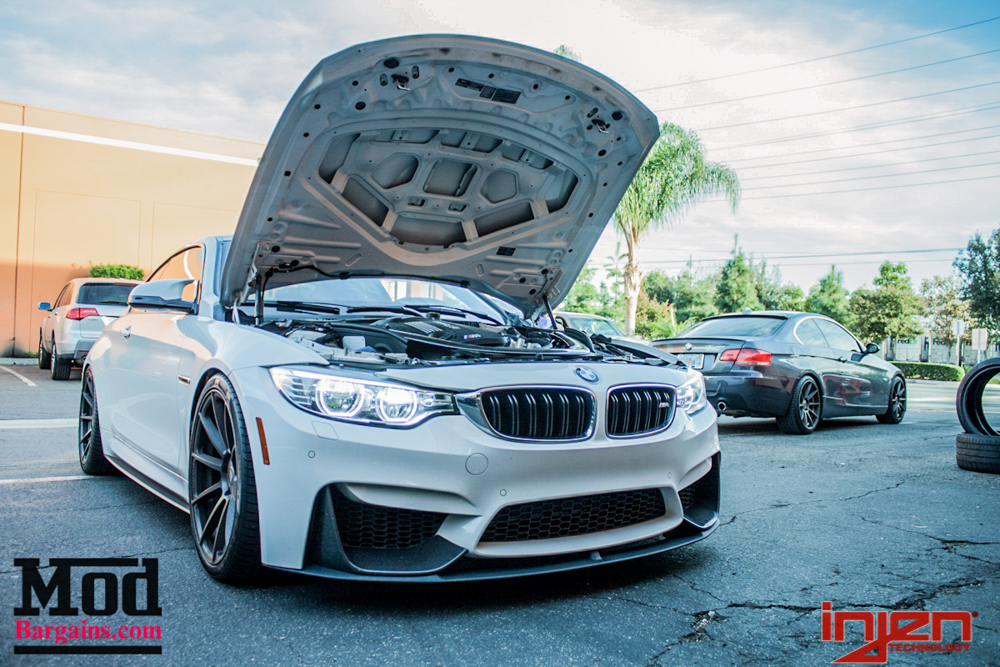 Modded F82 BMW M4 Injen Intake Install @ ModAuto