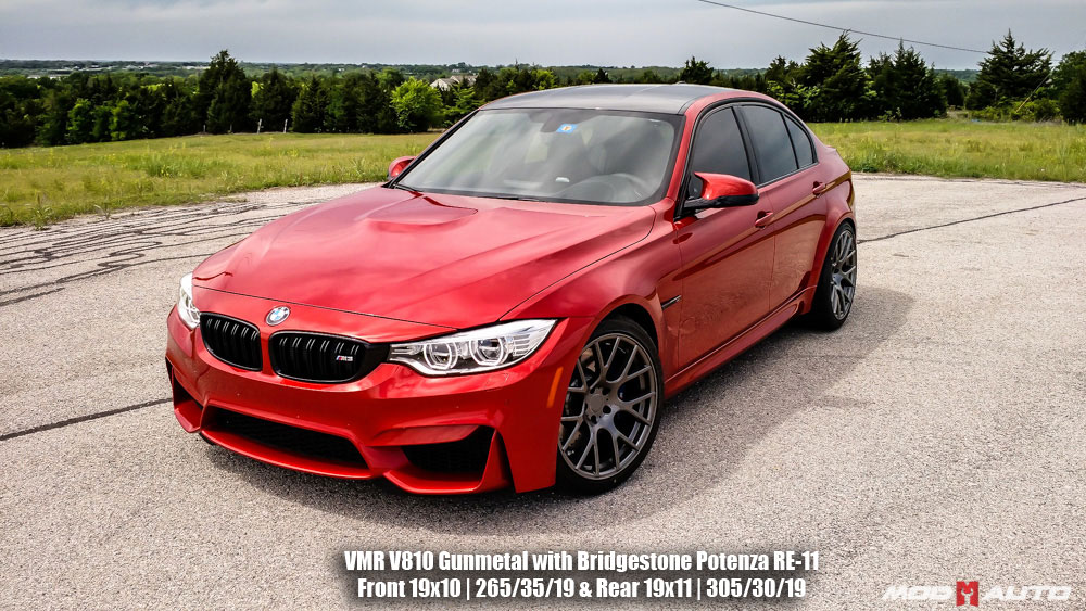 Quick Snap: Red F80 BMW M3 on VMR V810 Wheels